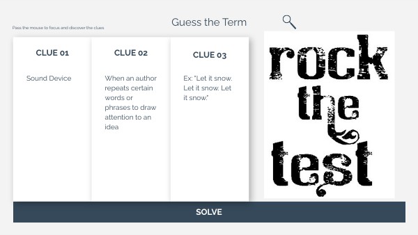 Figurative Language & Sound Devices