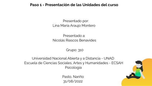Paso 1 - Presentación de las Unidades del curso | Genially