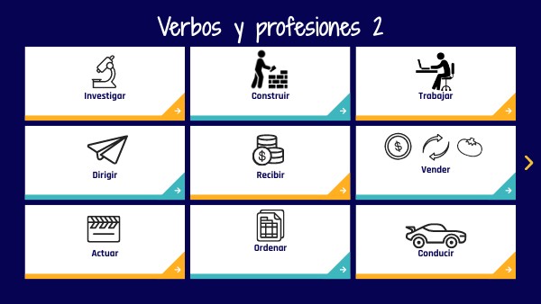 Verbos y profesiones 2 | Genially