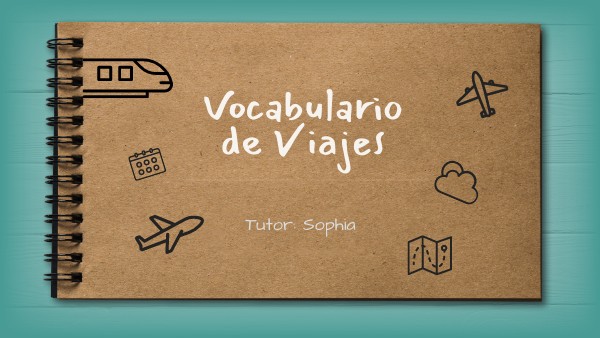 Vocabulario de viajes | Genially