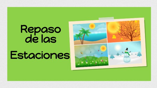 Repaso de las estaciones | Genially