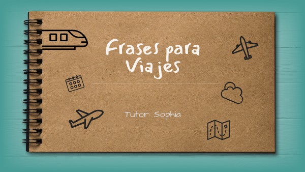 Frases para viajes | Genially