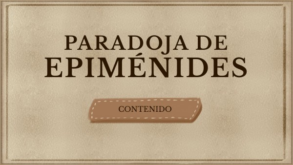 PARADOJA DE EPIMÉNIDES | Genially
