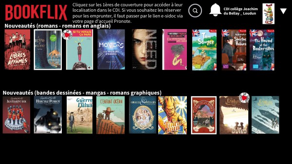 Bookflix nouveautés octobre 2021