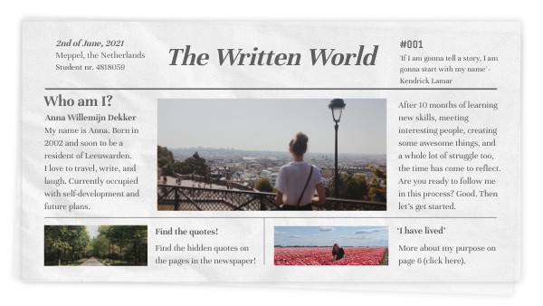 The Written World - Showcase