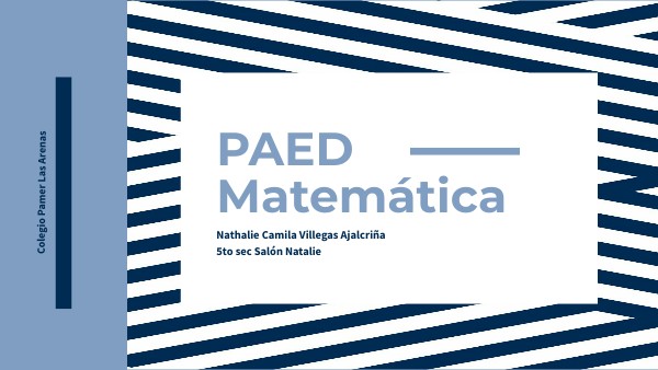 PAED MATEMÁTICA