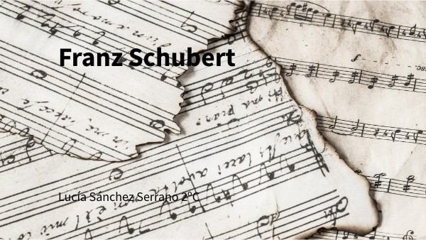 Franz Schubert | Genially