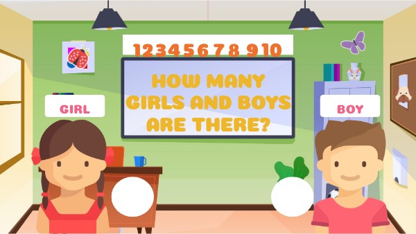 How many girls and boys are there? | Genially