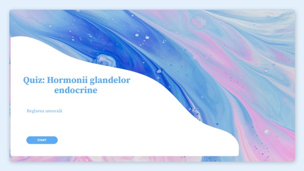 Hormonii glandelor endocrine