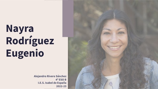 Nayra Rodríguez Eugenio | Genially