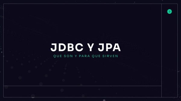 jdbc y jpa