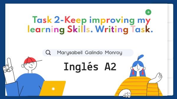 Keep improving my learning skills. Writing Task | Genially