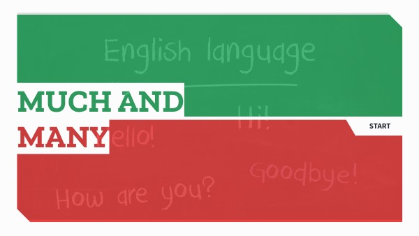 MUCH AND MANY | Genially