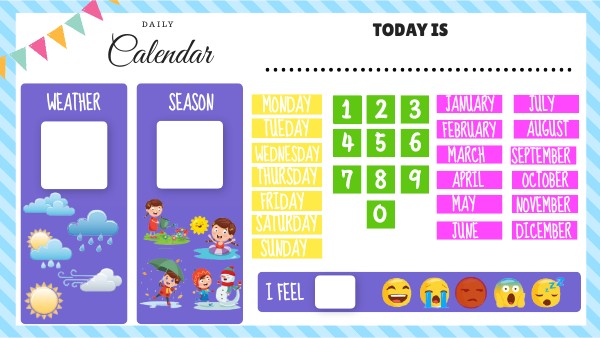 DAILY CALENDAR | Genially