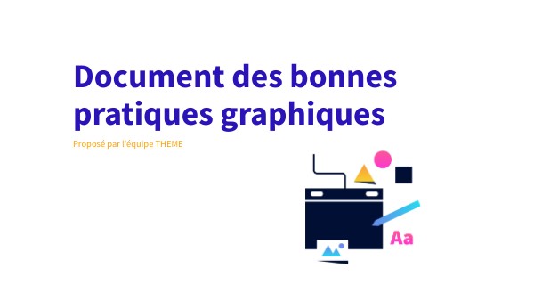 Document des bonnes pratiques graphiques | Genially
