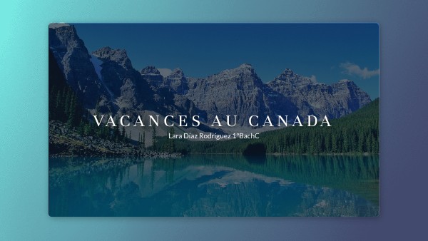 PRESENTACIÓN CANADA