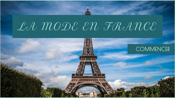 La mode en france | Genially