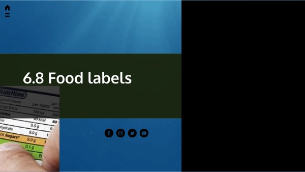Food label | Genially