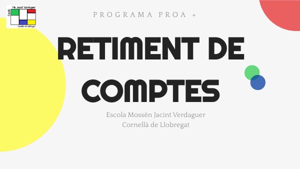 RETIMENT DE COMPTES PROA + 2022-23