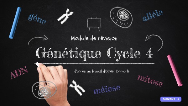 Génétique Cycle 4 révisions | Genially