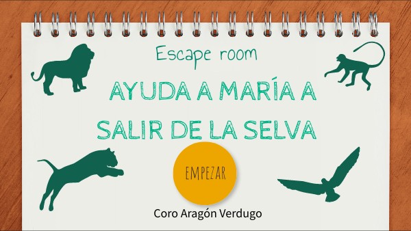 ESCAPE ROOM ANIMALES | Genially