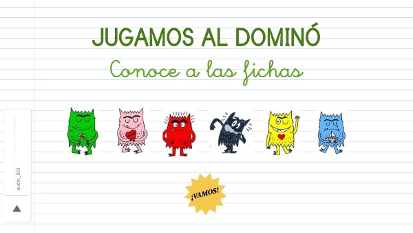 Dominó 4 años monstruo colores | Genially