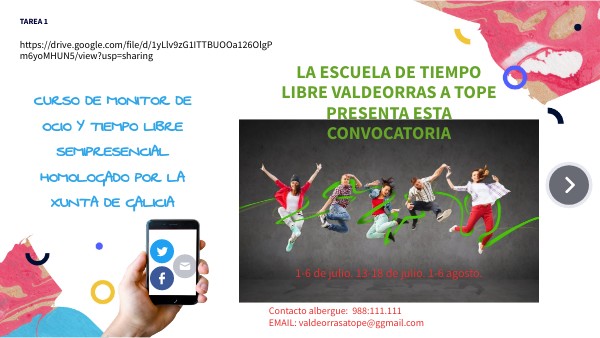 Promocion Curso de Monitor | Genially