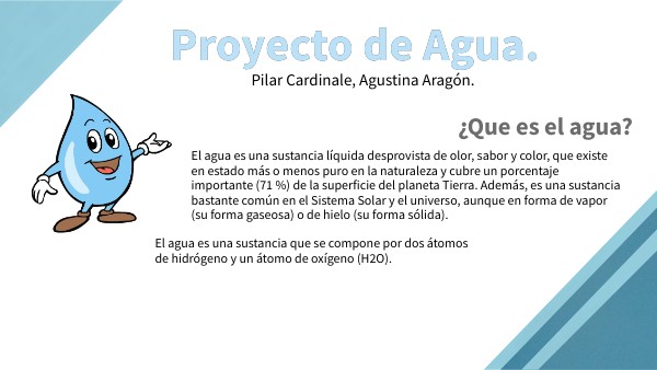 Proyecto de Agua