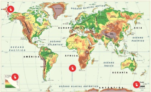 Elementos de un mapa. | Genially