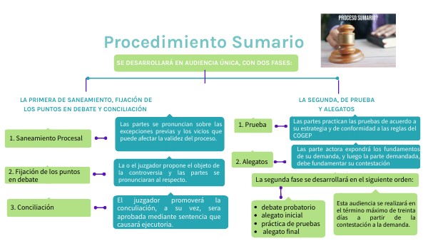 Procedimiento Sumario | Genially