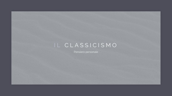 Classicismo