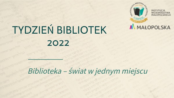 Tydzien Bibliotek 2022