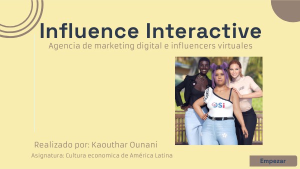 Influence interactive - presentacion