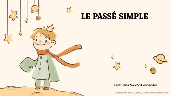 Présentation passé simple