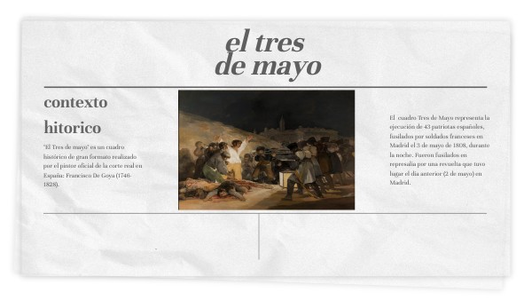 El tres de mayo | Genially