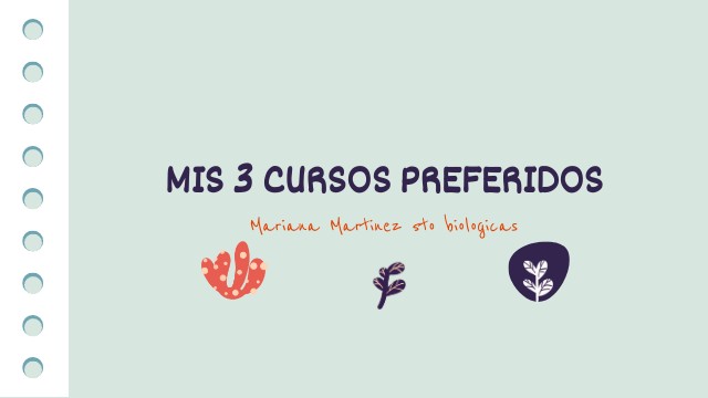 Mis 3 cursos Mariana Martinez tics