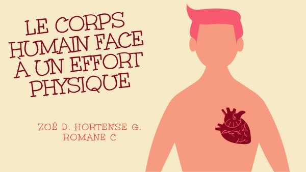 Le corps face à un effort physique : H , Z , R