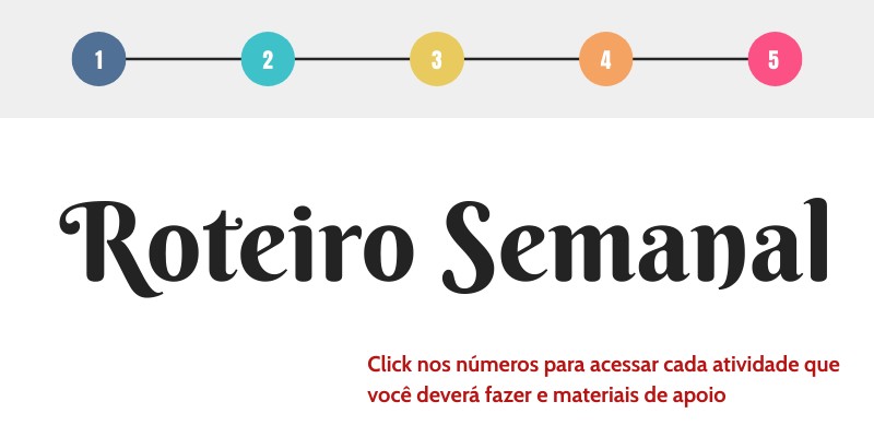 Roteiro Semanal | Genially
