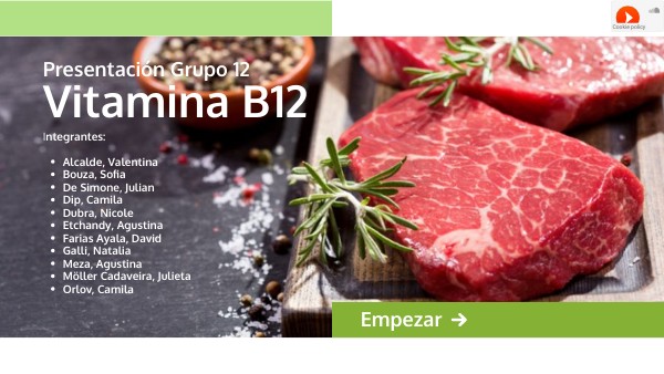PRESENTACIÓN VITAMINA B12 | Genially