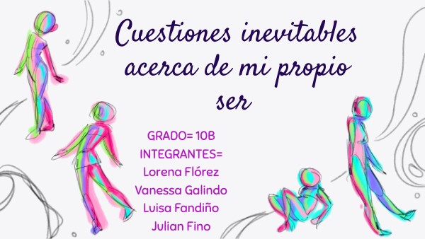 PRESENTACIÓN CUESTIONES INEVITABLES ACERCA DE MI PROPIO SER