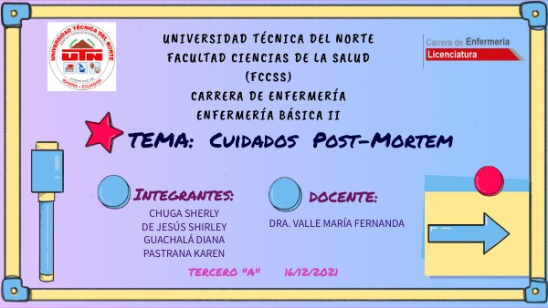 Cuidados Post-Mortem | Genially