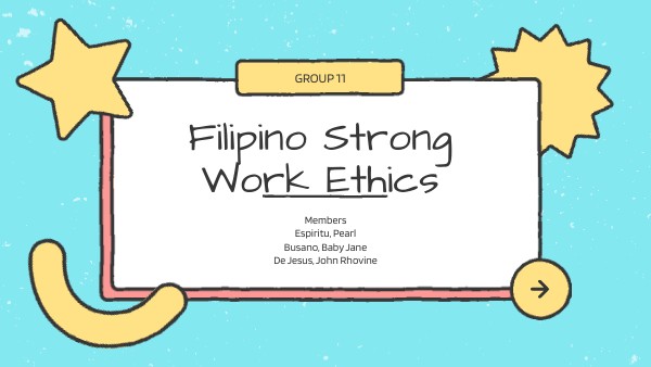 Strong work ethics | Genially