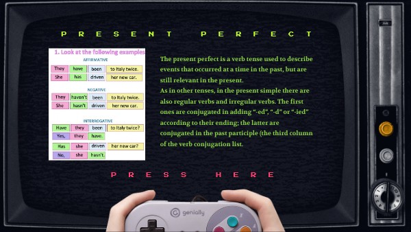 QUIZ PRESENT PERFECT | Genially