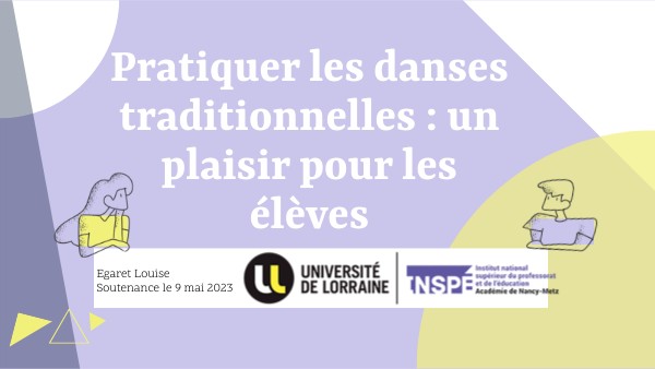 Présentation mémoire de master 2 EGARET Louise | Genially