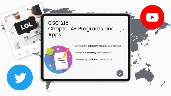 Csc1215 Chapter 4- Programs and Apps | Genially