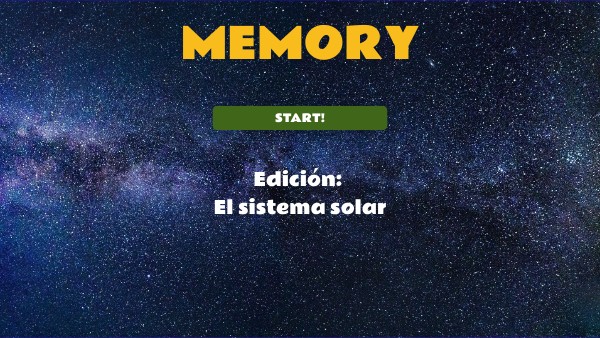 MEMORY Estrellas | Genially