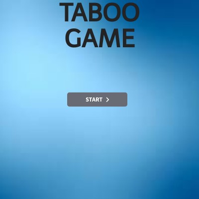 TABOO GAME