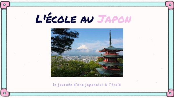 Exposé Sur L École Au Japon: Période Scolaire Au Japon – UMMLR
