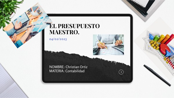 presupuesto maestro