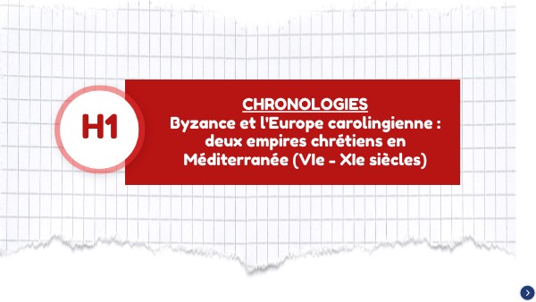 Chronologies H1 5e | Genially